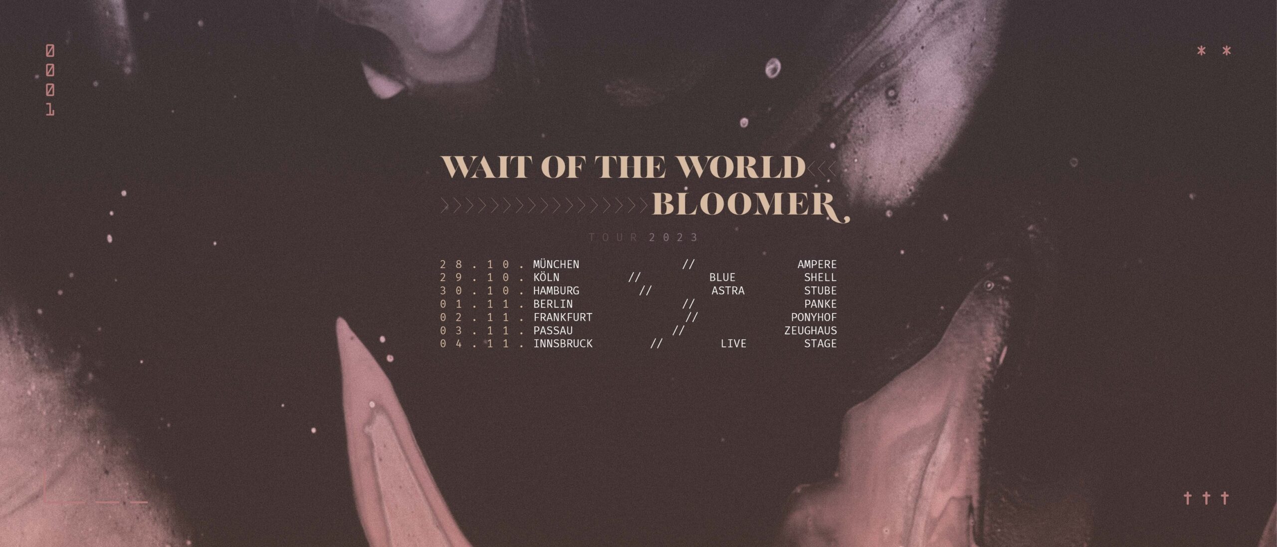 Wait of the World x Bloomer - Tour 2023 - PANKE music • art • café
